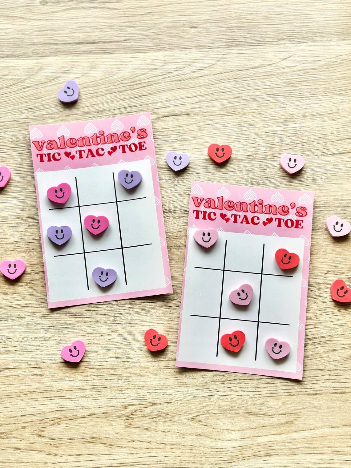Valentine's Tic Tac Toe Game, Valentine's Holiday Tic Tac Toe Favors ...