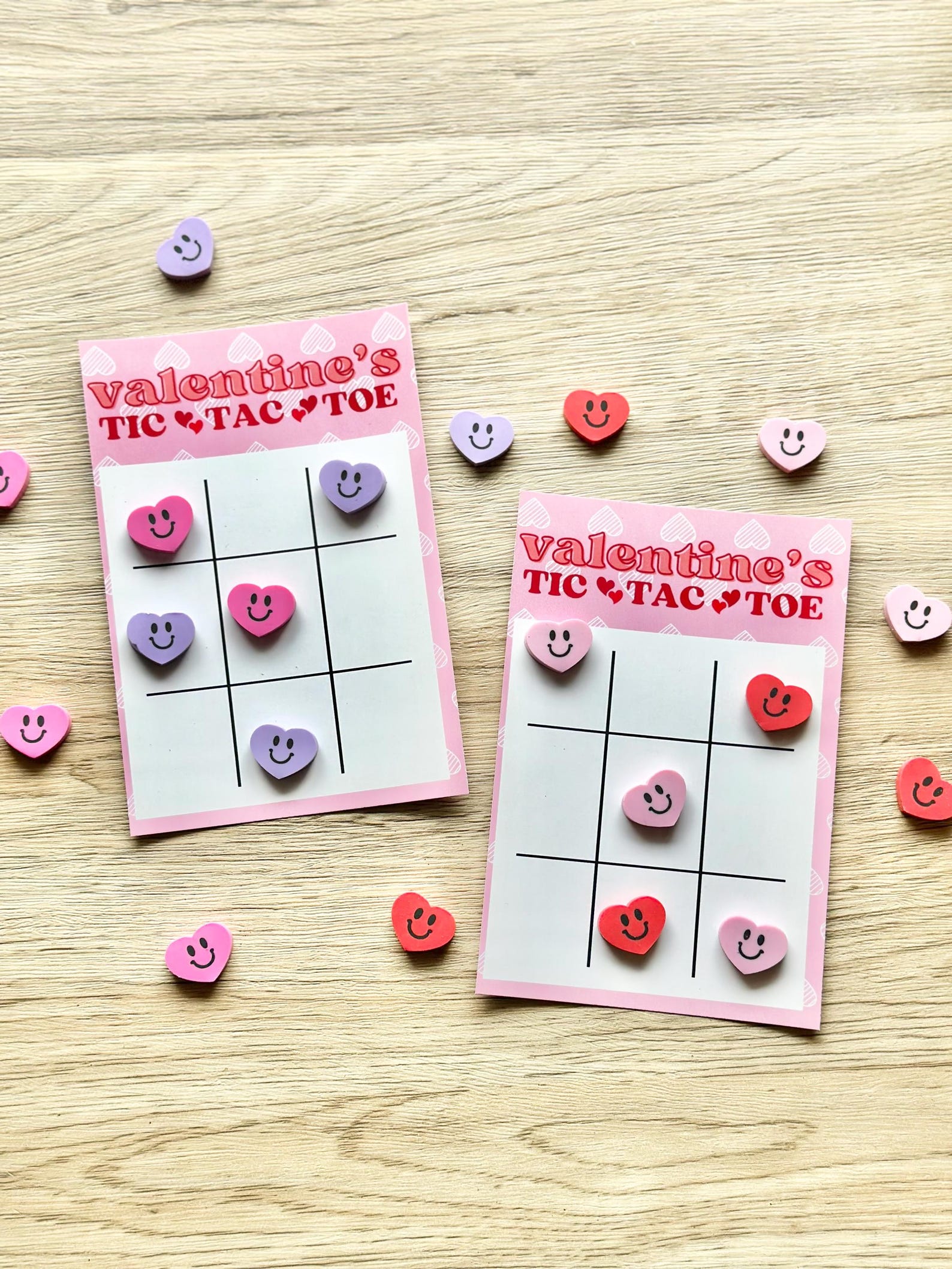 Valentine's Tic Tac Toe Game, Valentine's Holiday Tic Tac Toe Favors ...