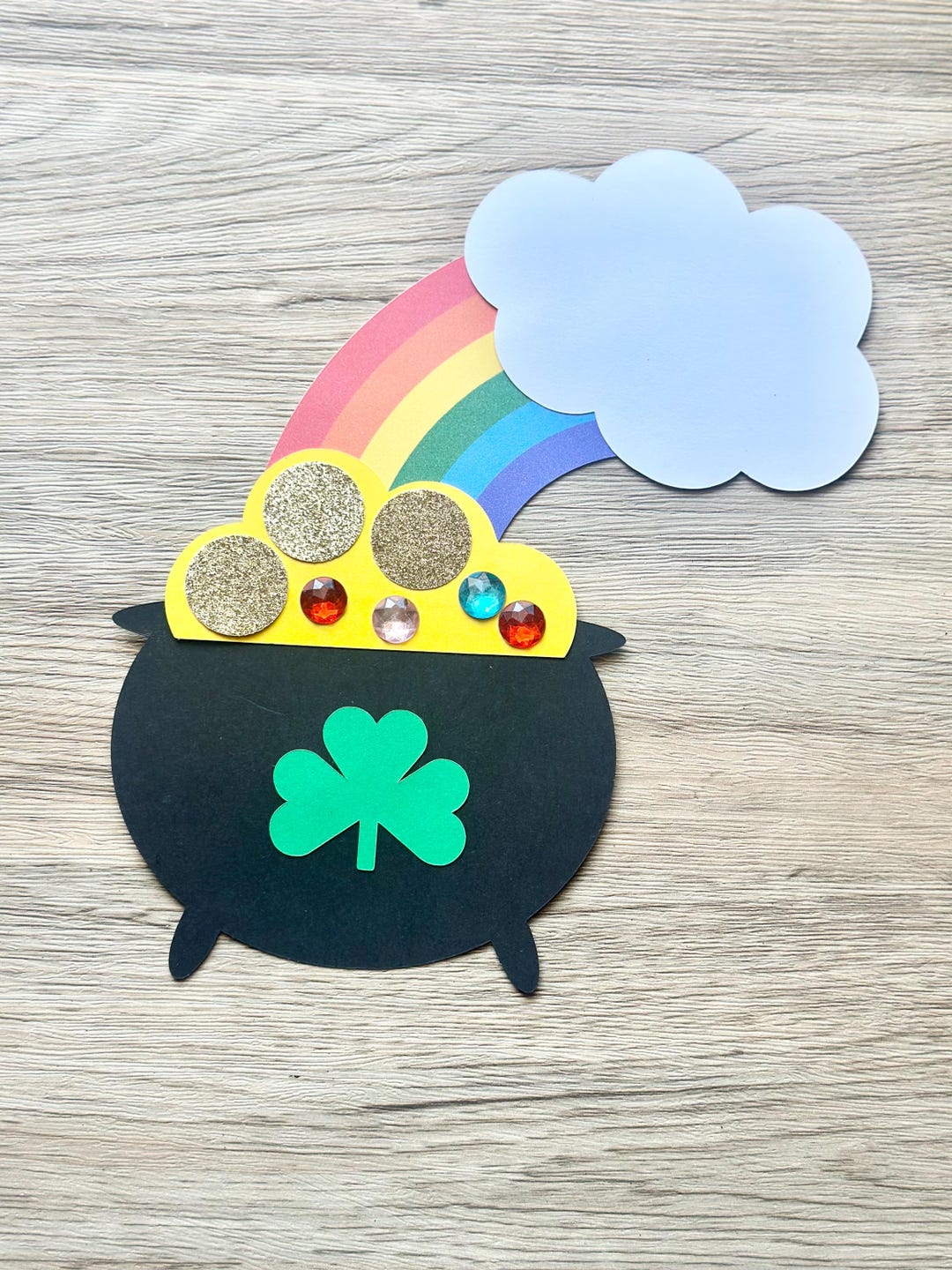 Pot of Gold Paper Craft Kit St. Patrick's Day Arts & Crafts Kit for ...