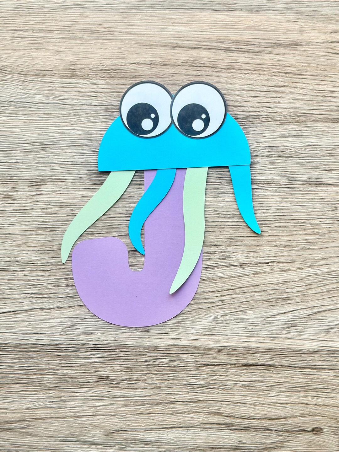 J is for Jellyfish Paper Craft Kit Alphabet Arts & Crafts Kit for Kids ...