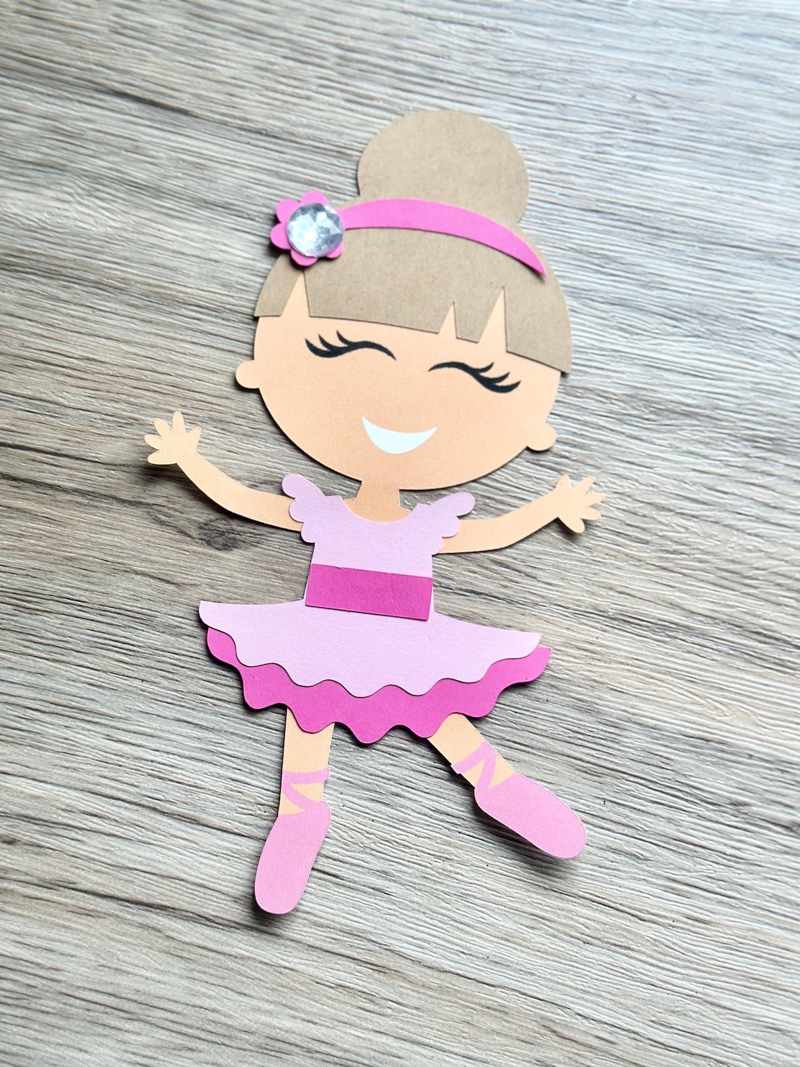 Ballerina Paper Doll Paper Craft Kit, Arts & Crafts Kit for Kids ...