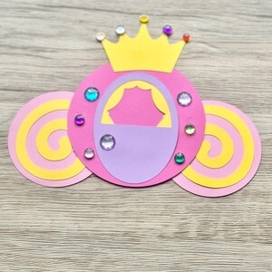 Princess Carriage Paper Craft Kit, Princess Carriage Arts & Crafts Kit ...