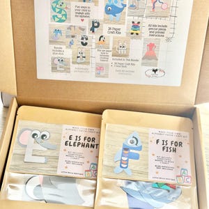 Alphabet Craft Kit Bundle, ABC Kids Craft Kit Bundle, Paper Craft Kits ...