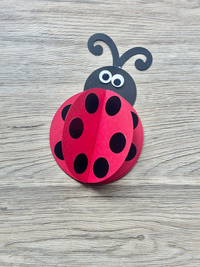 Ladybug Paper Craft Kit Ladybug Arts & Crafts Kit for Kids Bug Craft ...