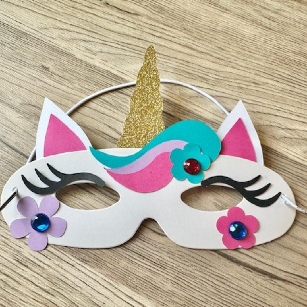 Unicorn Mask Paper Craft Kit Unicorn Mask Arts & Crafts Kit for Kids ...