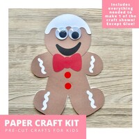 Gingerbread House Craft Christmas Craft Build A Gingerbread House ...