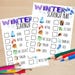 Printable Winter Scavenger Hunt Game, Printable Snowy Season Scavenger ...