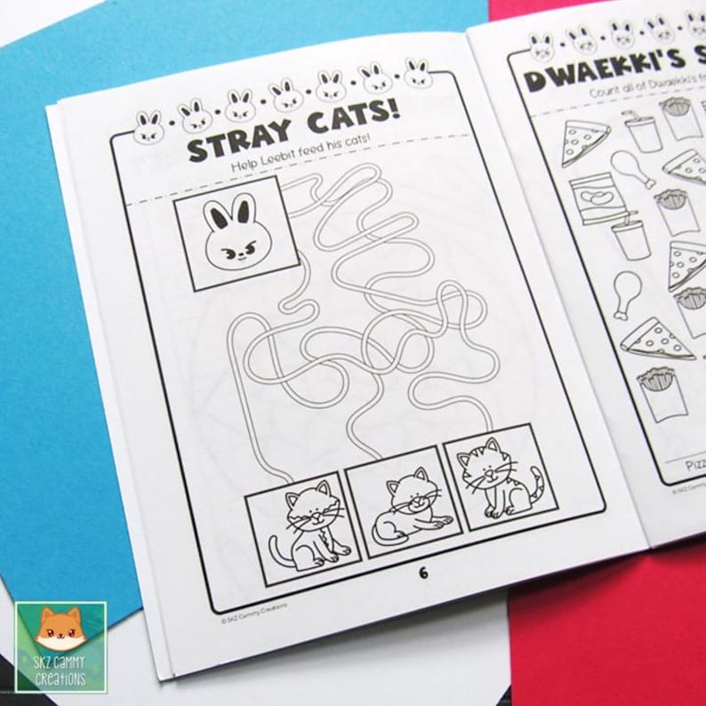Stray Kids Activity Book | SKZOO Puzzles & Games (concert Size) - Etsy