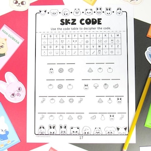 Stray Kids Activity Book ATE Edition DIGITAL Copy | SKZOO Activity Book ...