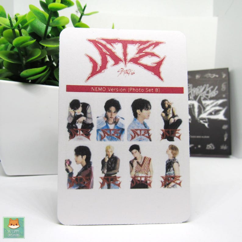 Stray Kids ATE Binder Filler | KPOP Photocard Placeholder | 9-pocket ...