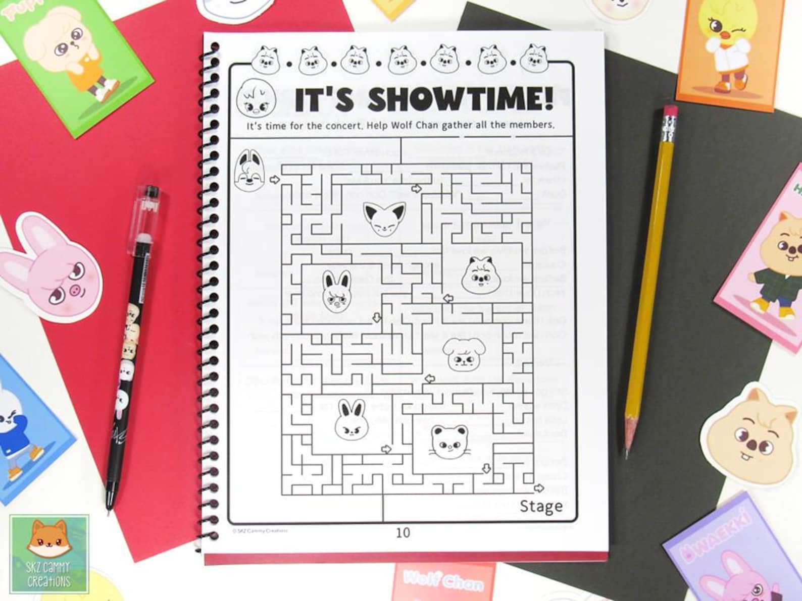 Stray Kids Activity Book ATE Edition | SKZOO Puzzles & Games (digital ...