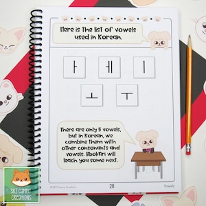 Stray Kids SKZOO Learn Korean Digital Workbook #1: Letters and Numbers ...