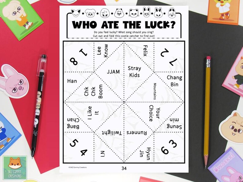 Stray Kids Activity Book ATE Edition | SKZOO Puzzles & Games (digital ...