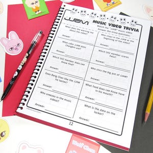 Stray Kids Activity Book ATE Edition DIGITAL Copy | SKZOO Activity Book ...