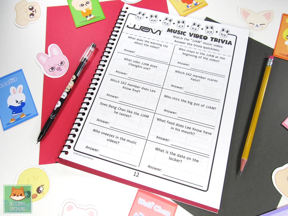 Stray Kids Activity Book ATE Edition | SKZOO Puzzles & Games (digital ...