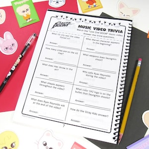 Stray Kids Activity Book ATE Edition DIGITAL Copy | SKZOO Activity Book ...