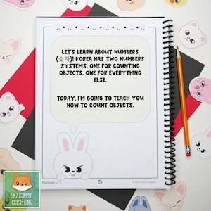 Stray Kids SKZOO Learn Korean Digital Workbook #1: Letters and Numbers ...