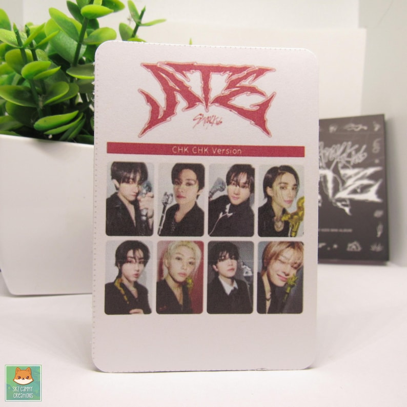 Stray Kids ATE Binder Filler | KPOP Photocard Placeholder | 9-pocket ...