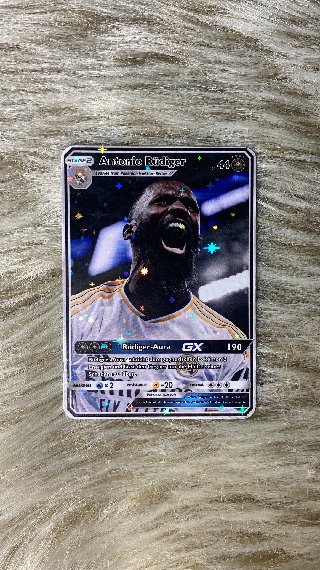 Rüdiger Pokemon Card - Etsy