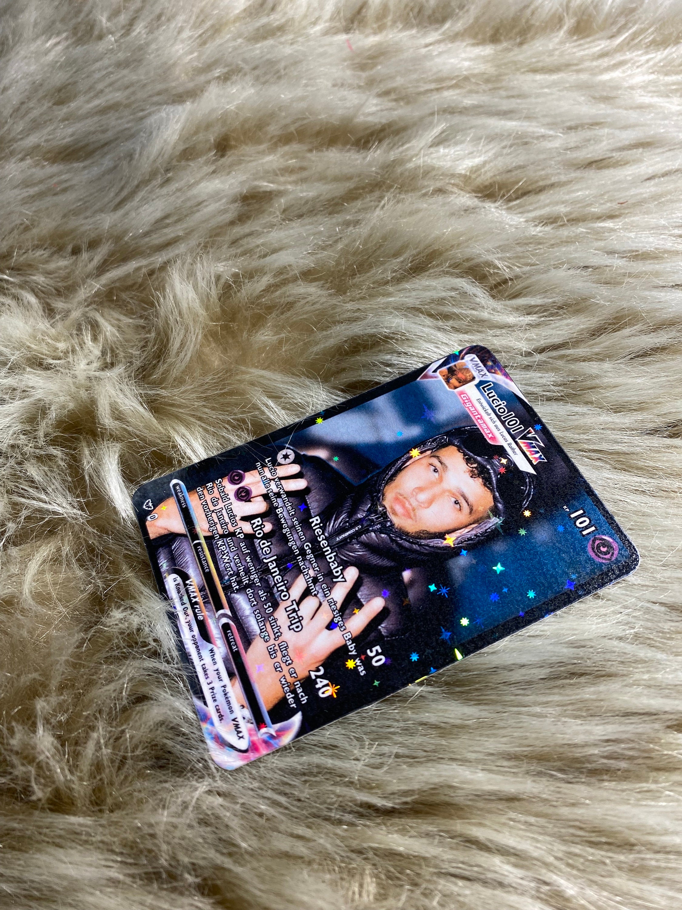 Pokemon Card Lucio101 - Etsy