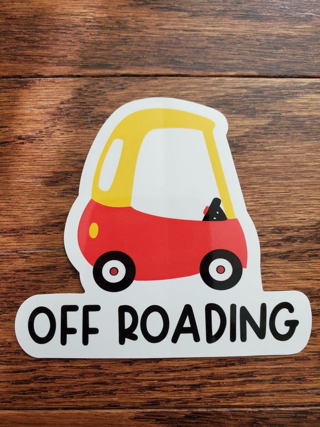 Boys/ Girls Sticker "off Roading" Waterproof Kids Decal 3.5 Inches - Etsy