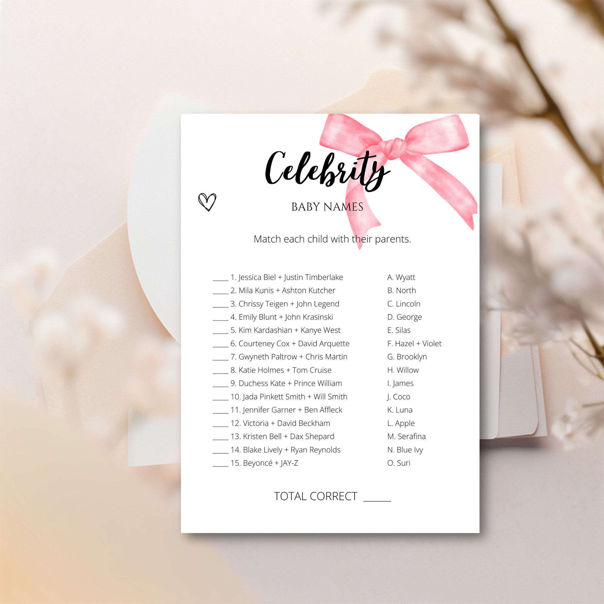 Coquette Baby Shower Games Bundle - Etsy