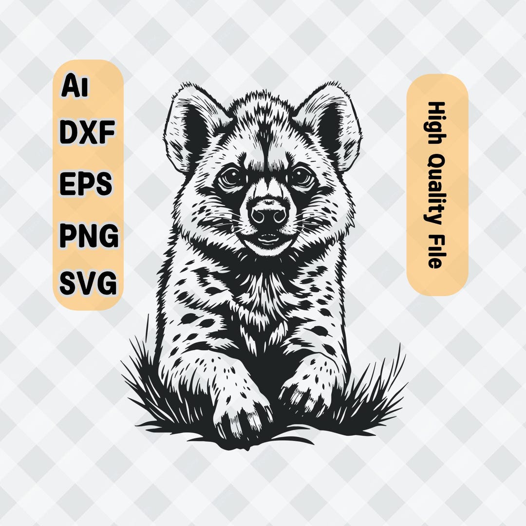 Hyena Svg | Cutting File | Cricut Silhouette Cut Files | Cricut - Laser ...