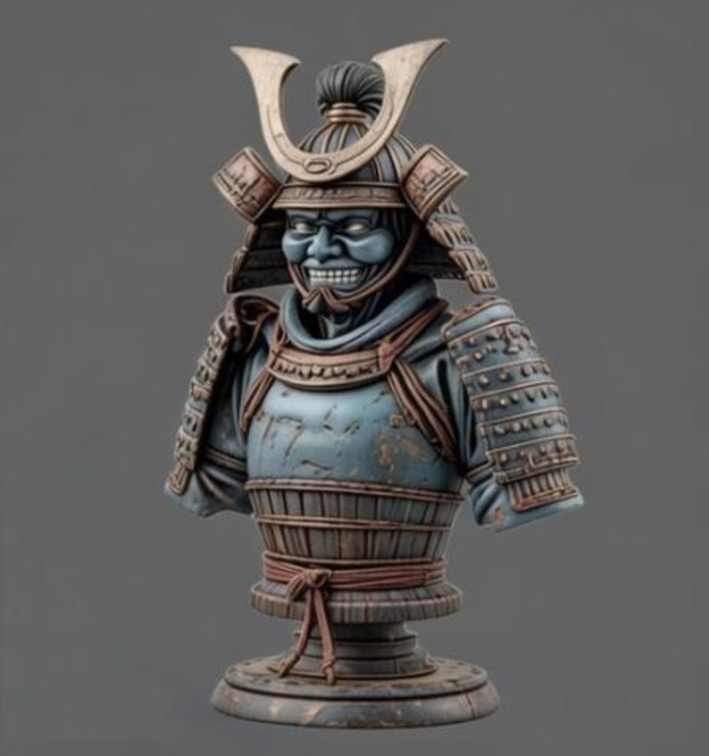 Samurai STL Bust – STL File L Digital Download for 3D Printing - Etsy