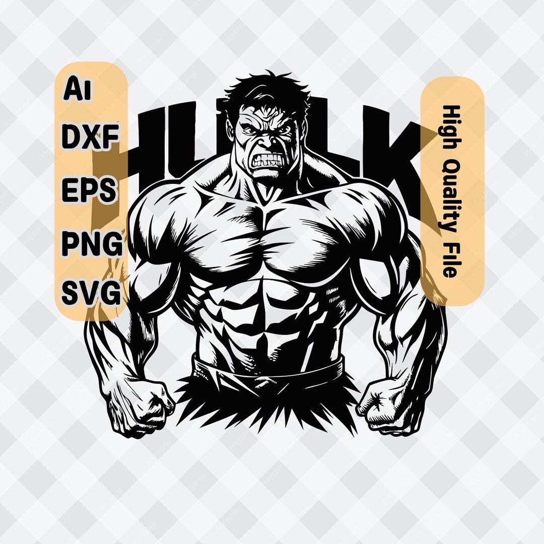 İncredible Hulk Svg | Cutting File | Marvel Character | Cricut - Laser ...