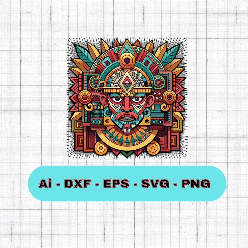 Intricate Aztec Designs Ai, Dxf, Eps, Svg, Png Digital Download - Etsy