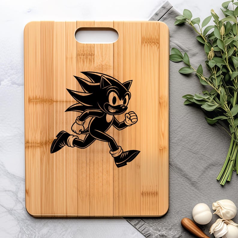 Sonic Design: Ai,dxf,eps,svg,png - Laser Cut Files Diy Project - Etsy ...