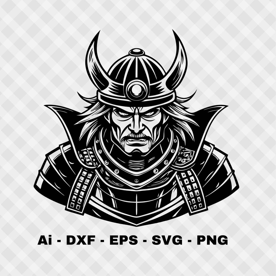 Samurai Ai,dxf,eps,svg,png Samurai Cut File, Samurai Clipart, Cricut ...