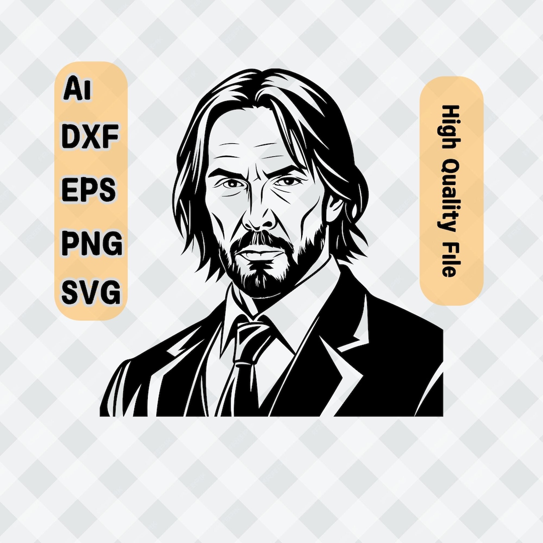 John Wick Svg | Cutting File | Cricut Silhouette Cut Files | Cricut ...
