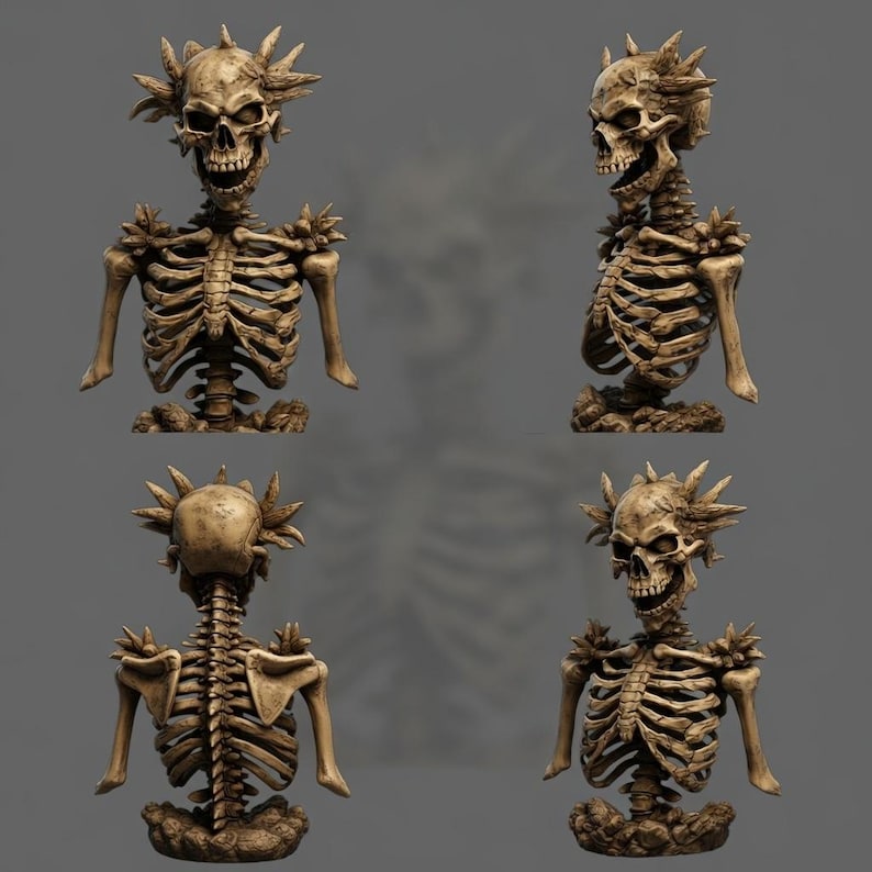 Bone Skull STL File – Figure 3D Printing Model (digital Download) - Etsy