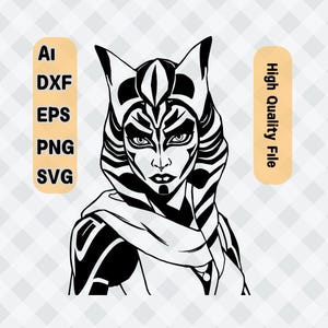Ahsoka Tano Svg | Cutting File | Cricut Silhouette Cut Files | Cricut ...