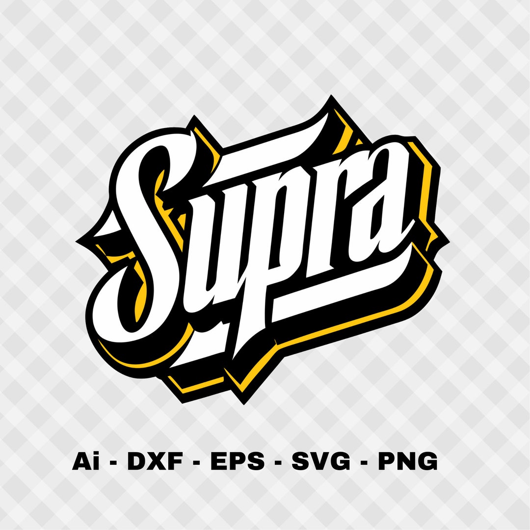 Supra Files Digital Files for Ai, Dxf, Eps, Svg, Png Supra SVG File ...
