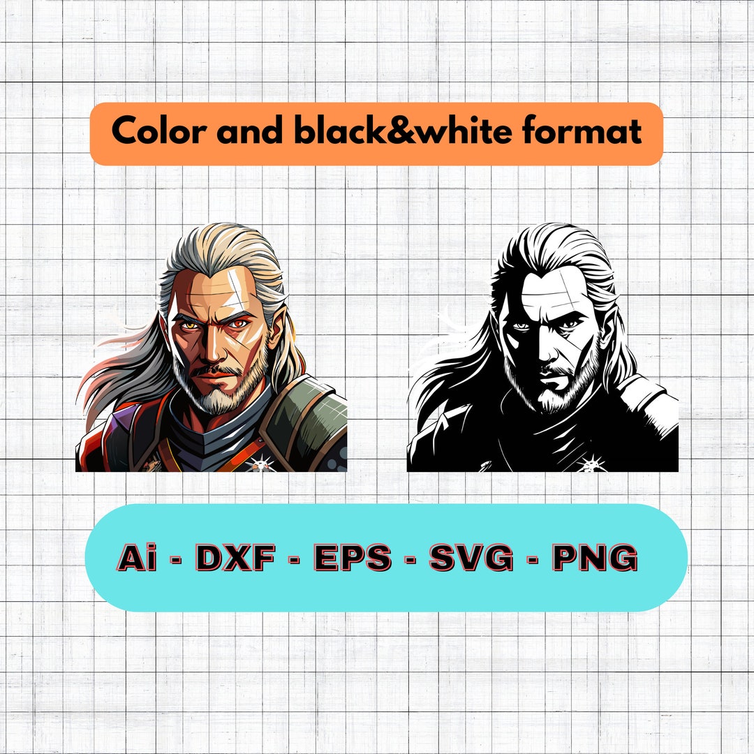 Witcher Ai,dxf,eps,svg,png Vector Cut File, Digital Download File Mugs ...