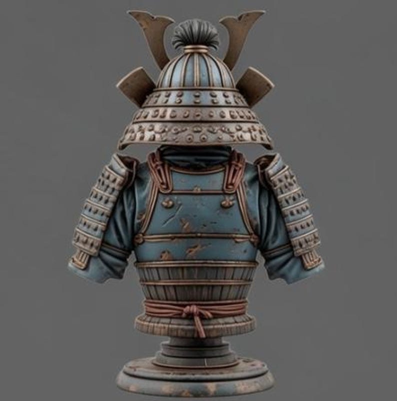 Samurai STL Bust – STL File L Digital Download for 3D Printing - Etsy