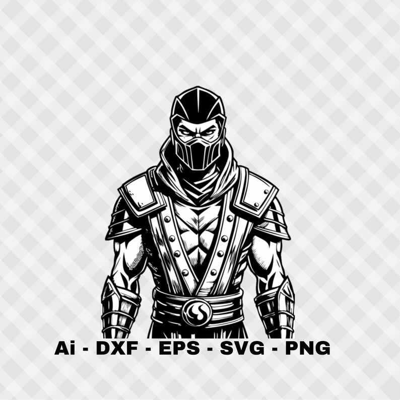 Ice-cold Sub Zero Vector Ai,dxf,eps,svg,png Gaming Stencil, Video Game ...