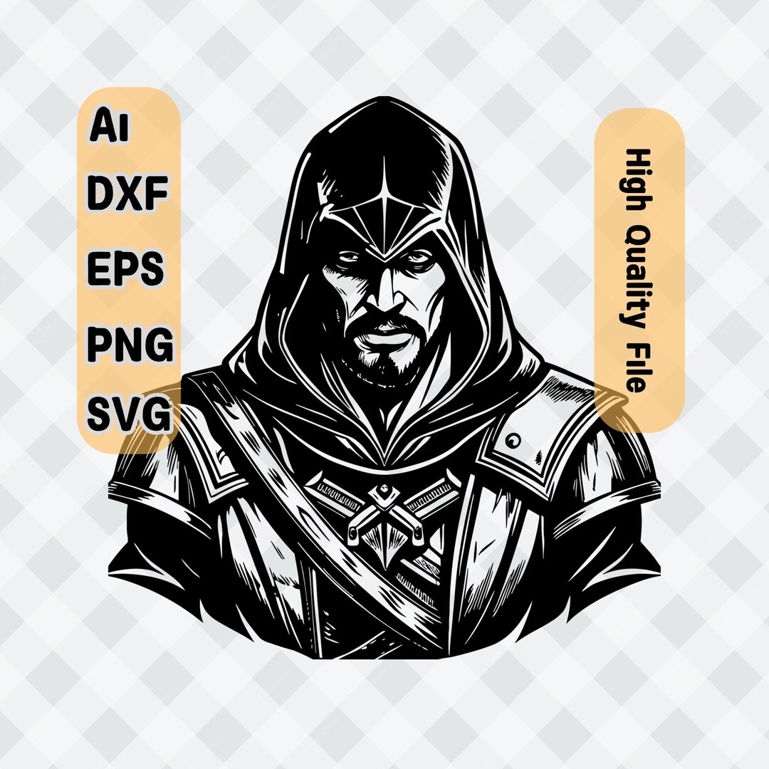 Assassin SVG File: Cricut, Silhouette, Laser Cut (digital Download) - Etsy