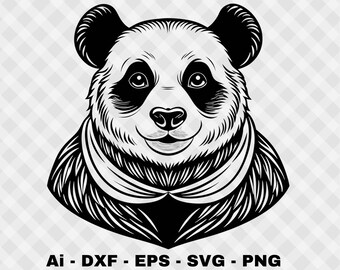 Cute Panda, Animal Instant Digital Download Ai-eps-png-svg - Etsy
