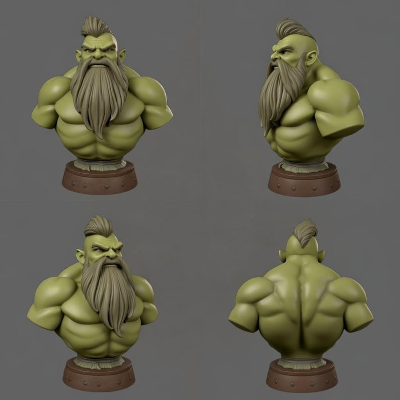 Old Dwarf STL File – Figure 3D Printing Model (digital Download) - Etsy