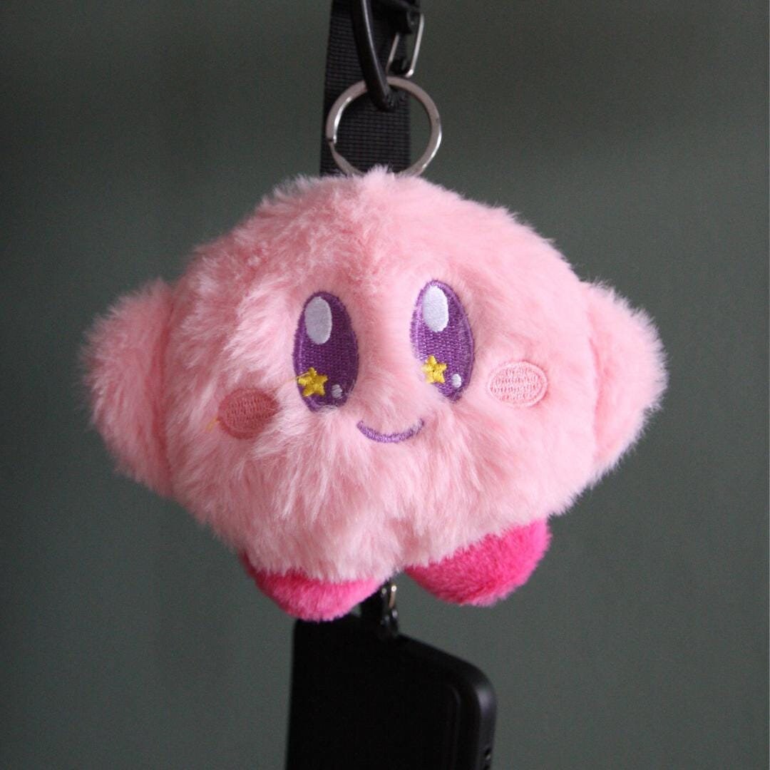 Kirby Pouch Small Kirby Bag Carabiner Hook Cute Gift Gaming Accessories ...