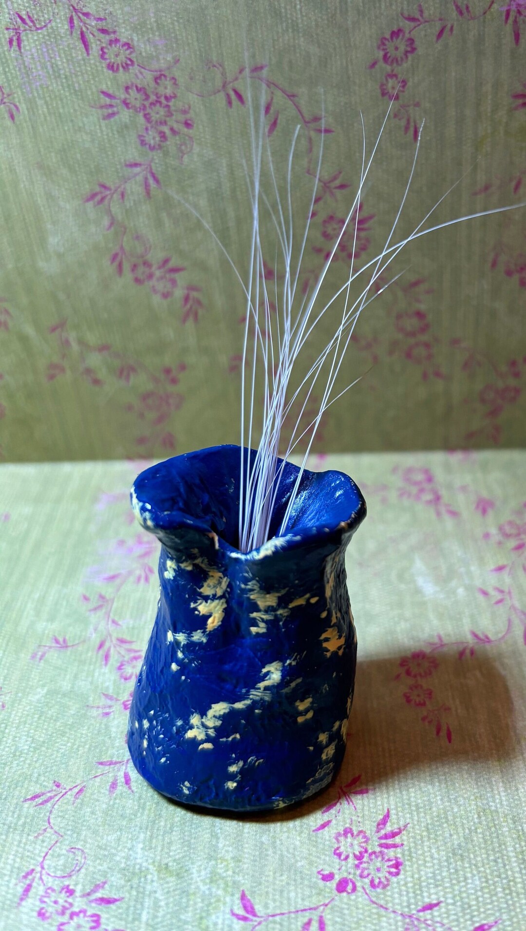 CAT LOVERS! Handmade Cat Whisker Vase/ Holder Miniature - Blue - Etsy