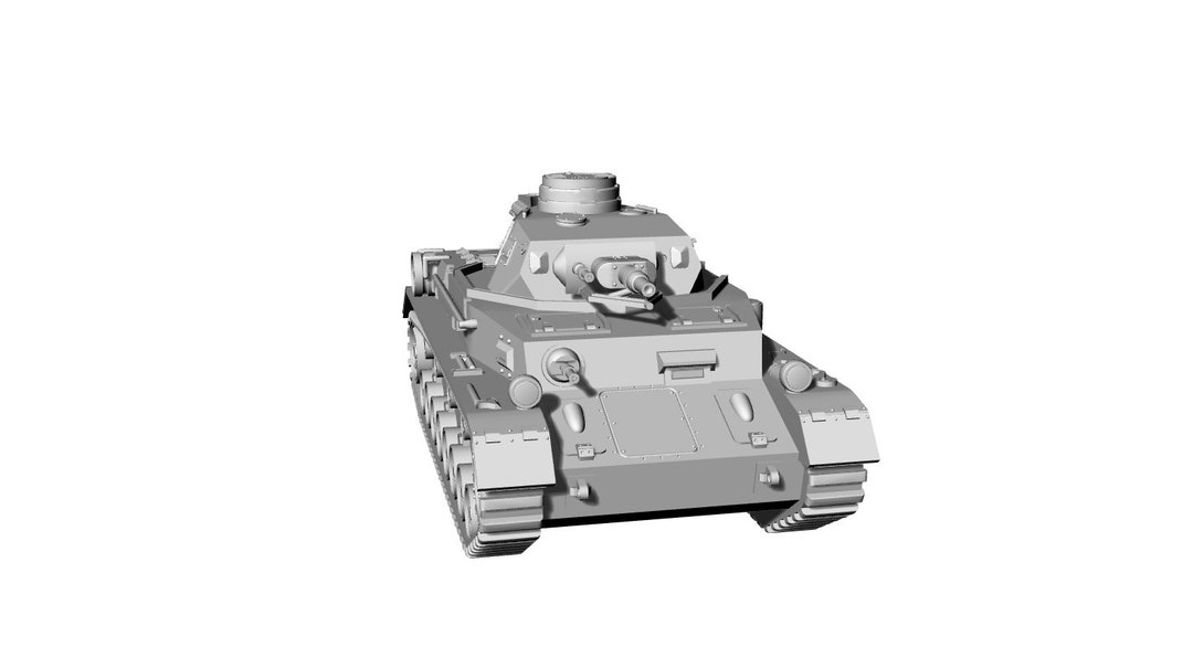 Panzerkampfwagen IV F1. ALEMANI 3D Printed Resin 28mm/20mm/15mm ...