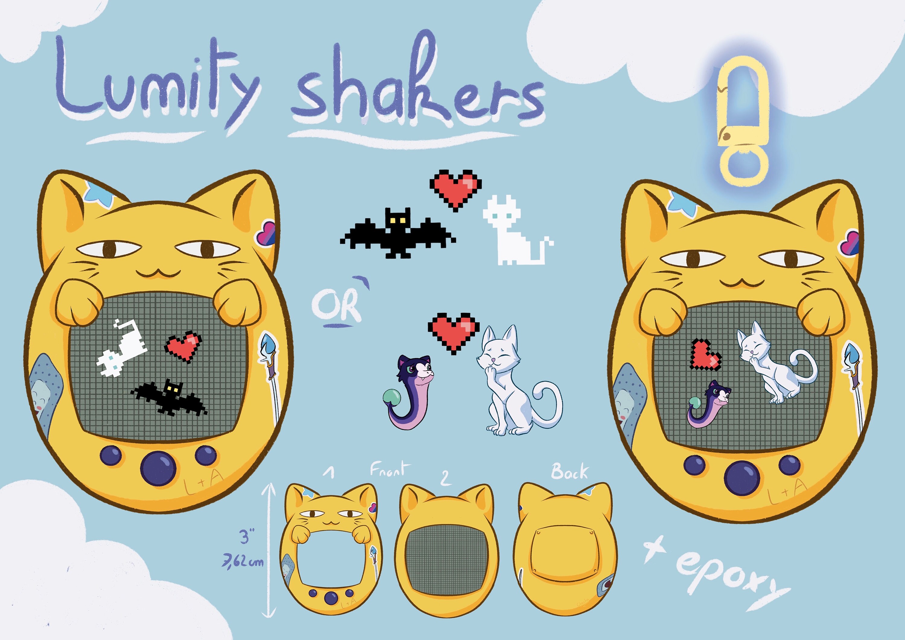 Keychain Shakers Lumity From the Owl House - Etsy