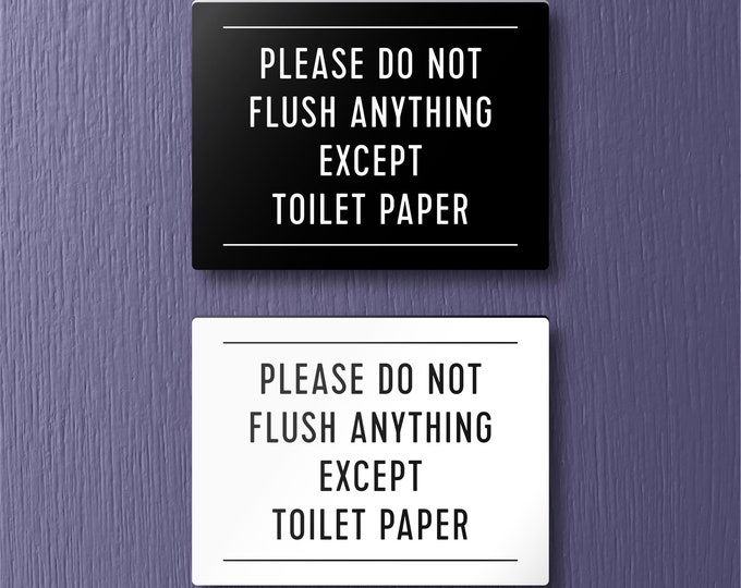 Do Not Flush Sanitary Products, Towels or Wipes Down the Toilet WC ...