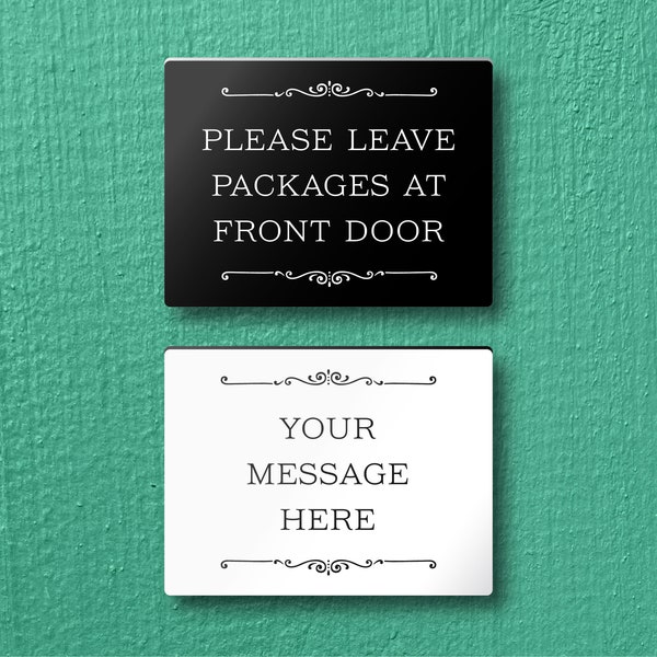 Personalized Package Delivery Signs - Etsy