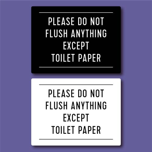 Printable Funny Bathroom Sign Please Do Not Flush Quote - Etsy