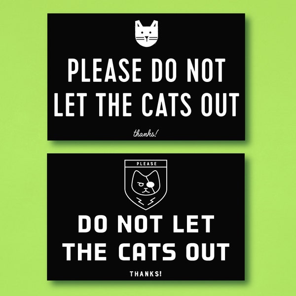 Cat Sign - Etsy